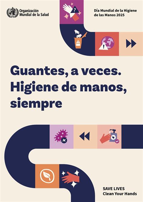 Cartel Principal De La Campaña Para El Día Mundial De La Higiene De Las