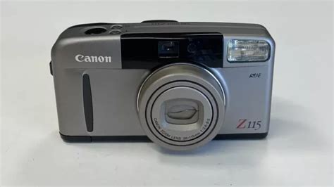 Canon Sure Shot Z115 35mm Film Point And Shoot Camera Silver Tested £47