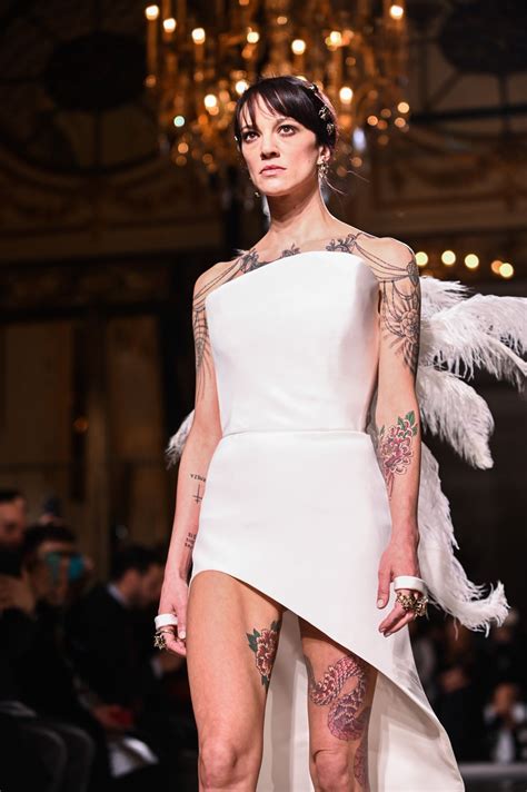 Asia Argento At Grimaldi Show At Paris Haute Couture Fashion Week 0121
