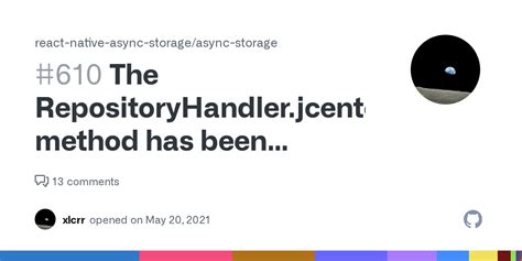 The Repositoryhandlerjcenter Method Has Been Deprecated · Issue 610 · React Native Async
