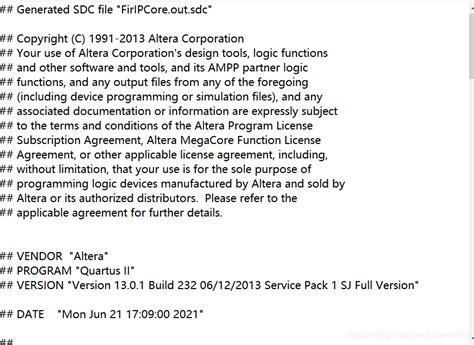 Timequest Timing Analyzer简单使用 Csdn博客