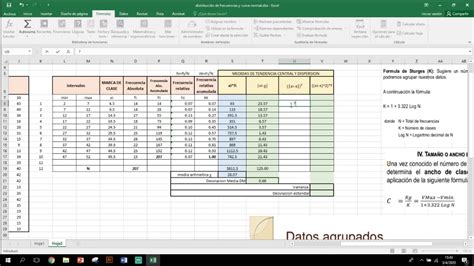 Desviación Media Varianza Desviación Estándar En Excel Youtube