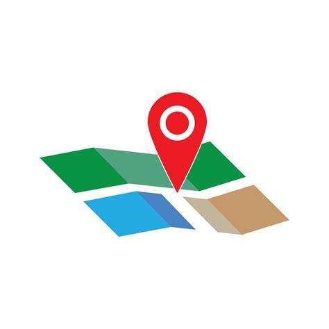 Location Pin On Map Icon Logo Vector Design 16223478 Vector Art At Vecteezy