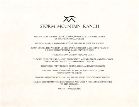 Original Developer Marketing Materials Steamboat Springs Real Estate