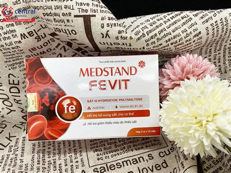 ChÍnh HÃng Thuốc Medstand Fevit Giúp Bổ Sung Sắt Và Acid Folic