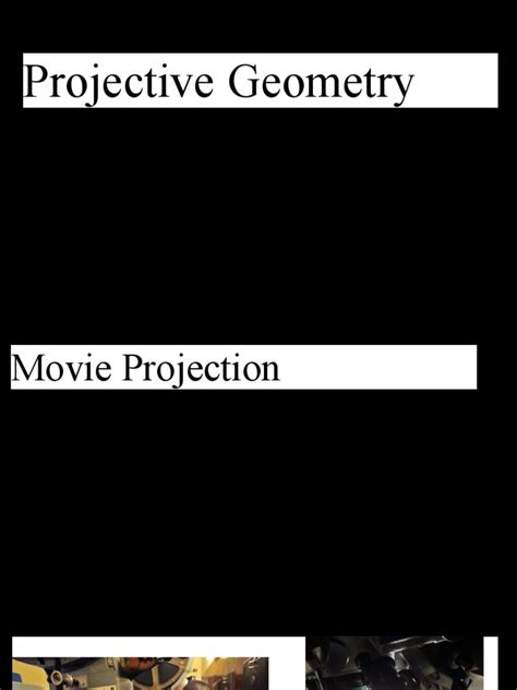 Projective Geometry Pdf Projective Geometry Line Geometry