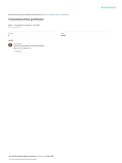 Communication Problems Pdf Communication Privacy