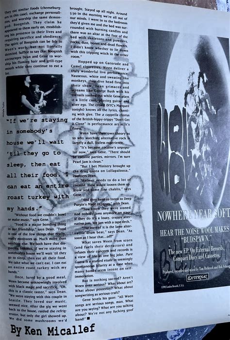 Ween Article Ap 1993 Rween
