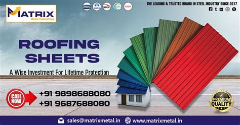 Supplier Of Roofing Sheet In Kolkata Matrix Metal Industries