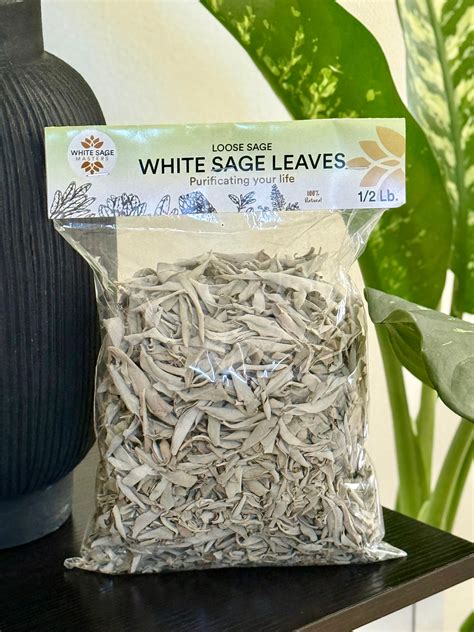 White Sage Loose Leaf 12 Lb White Sage Masters