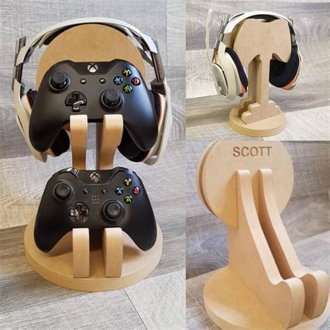 Personilised Gaming Controller Holders Headset Holders Etsy Diy Phone Holder Diy Holder