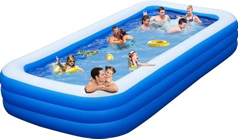 Big Inflatable Pool With Pump Lylting 158x74x22 Extra