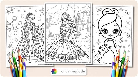 Free Printable Princess Coloring Pages Unleash Your Inner Artist