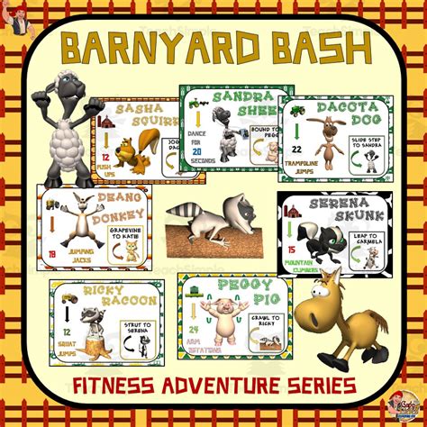 Fitness Adventure Series Barnyard Bash By Teach Simple
