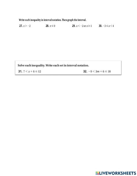 Free Compound Inequality Worksheet Download Free Compound Inequality Worksheet Png Images Free