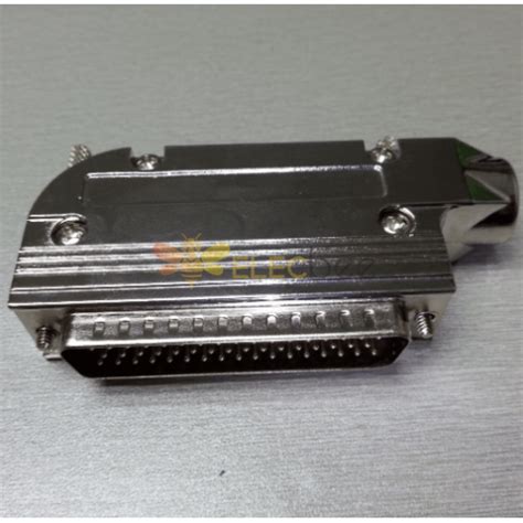 D Sub 50 Shell Right Angled Cable 50pin Zinc Alloy Silver Hdb78p