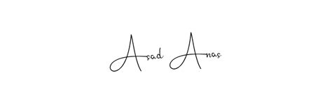 85 Asad Anas Name Signature Style Ideas Wonderful Esignature