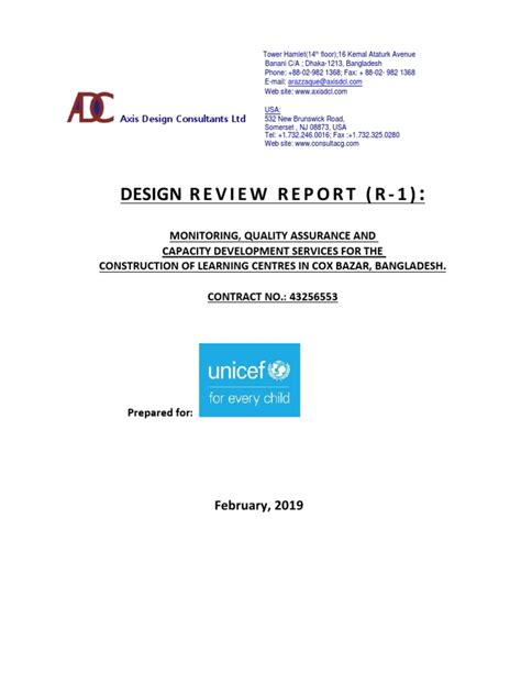 190227 Design Review Report R 1 Pdf Structural Load Concrete