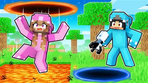 Using Portals To Prank My Friends In Minecraft Youtube