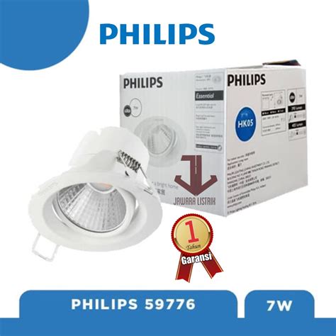 Jual Philips Recessed Spot Led 59776 Pomeron 7w 7 W Watt Shopee Indonesia