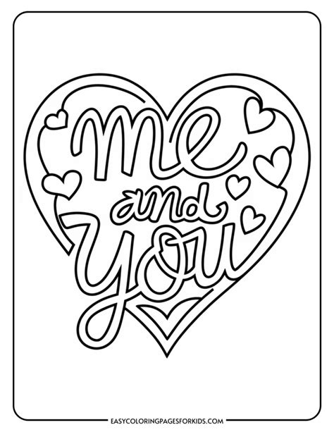 Love Coloring Pages Easy [2025]