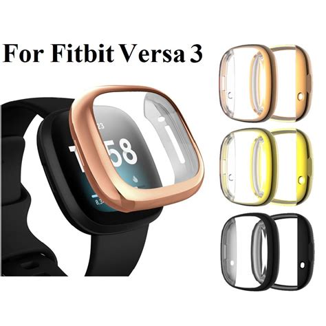 For Fitbit Versa 3 Fitbit Sense Case Screen Protector Case For Versa