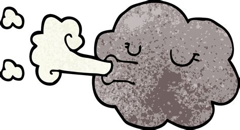 Cloud Blowing Air