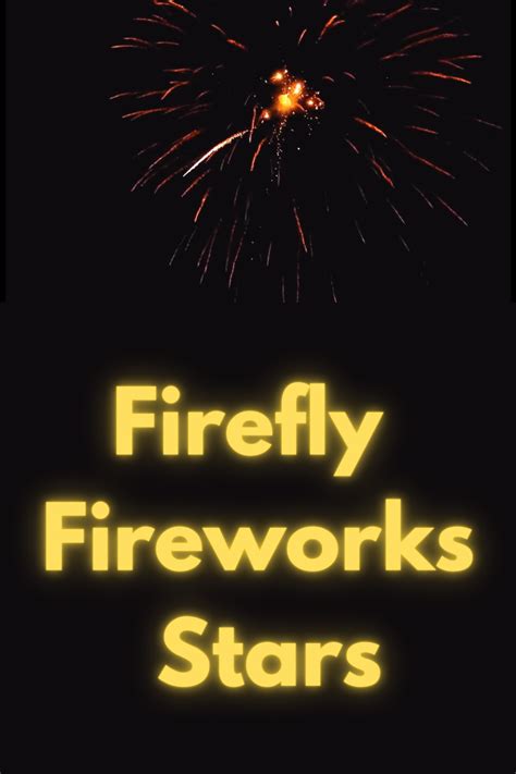 Sparkling Firefly Aluminum Fireworks