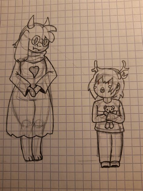 Ralsei Meets Young Kris R Ralsei