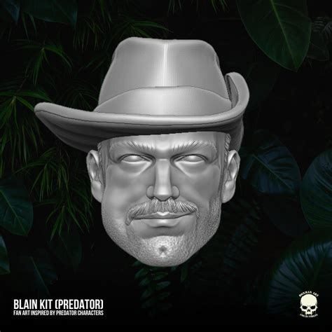 Blain Predator Fan Art Kit 3d Printable Files For Action Figures