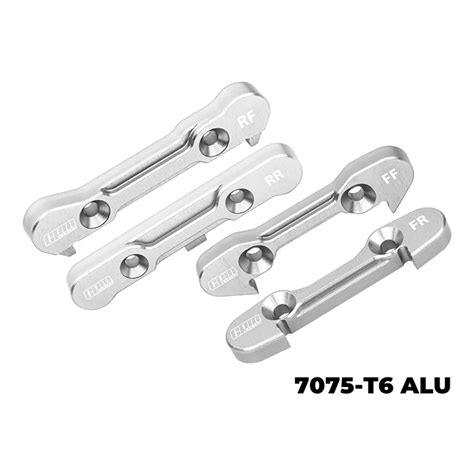 7075 Alloy Front And Rear Lower Suspension Mount For Losi 16 8ight X Super Lasernut 18 8ight