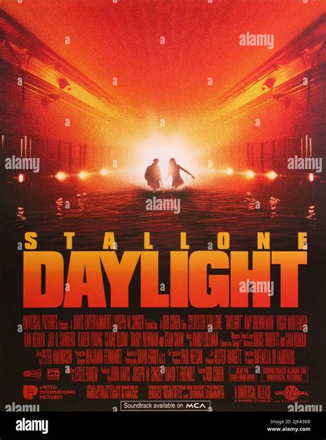 Film Poster Film Daylight Usa 1996 Director Rob Cohen 06 December