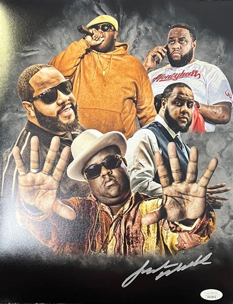 Rapperactor Jamal Woolard Signed 11x14 With Jsa Coa Dazzle Sports
