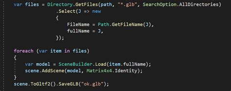 How Do I Integrate Multiple Glbs · Issue 114 · Vpenadessharpgltf · Github