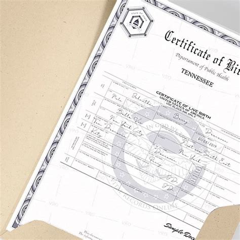 Order Tennessee Tn Birth Certificate With Confidence