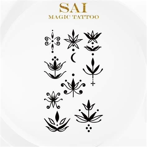Sai Magic Tattoo 454 Lasts To 2 Weeks Tattoo Sticker Waterproof Long Lasting Temporary Fake