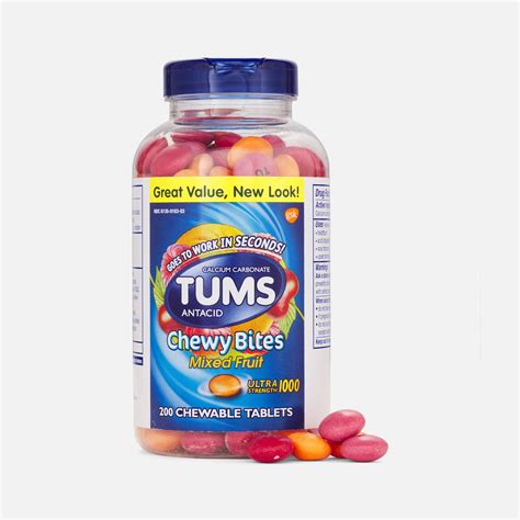 Fsa Eligible Tums Chewy Bites Ultra Strength Antacid Chewable Tablets