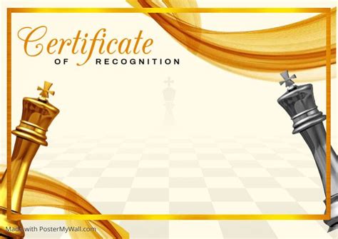 Chess Certificate Of Appreciation Template Kindle Book Cover Chess Templates