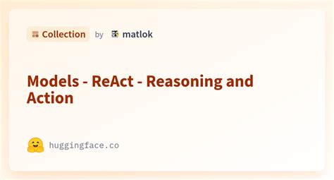 Models Reasoning And Action A Matlok Collection