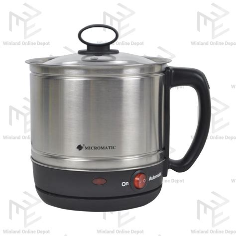 Micromatic By Winland Multi Purpose Electric Kettle 12l 600watts Me