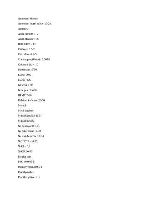Amonium Klorida Pdf Cooking Food And Wine