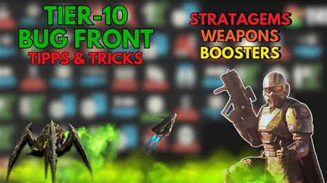 Tips And Tricks Loadouts For Super Helldive Terminids Tier 10