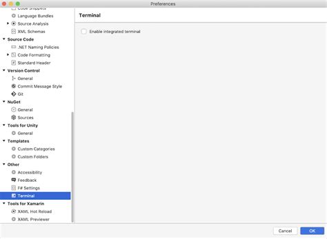 Using The System Terminal When Running C Console Applications In