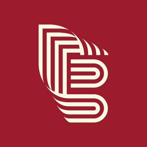 Logotipo De La Letra E Vector Premium