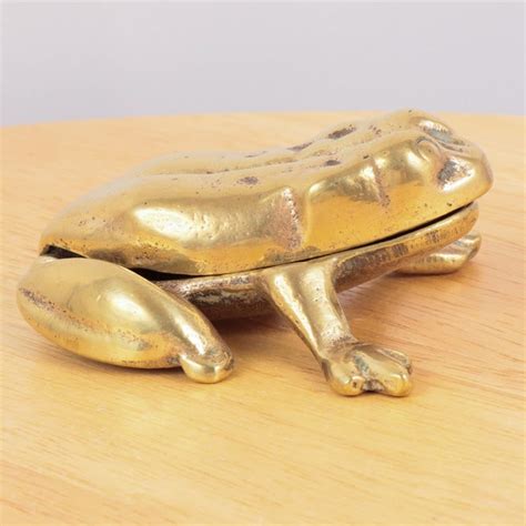 Brass Frog Etsy