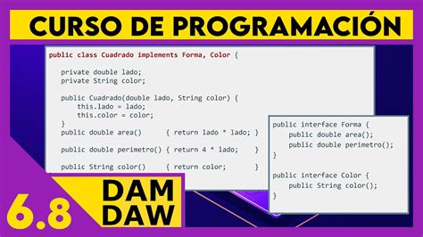 Java Interfaces ☕ Dam Daw Youtube