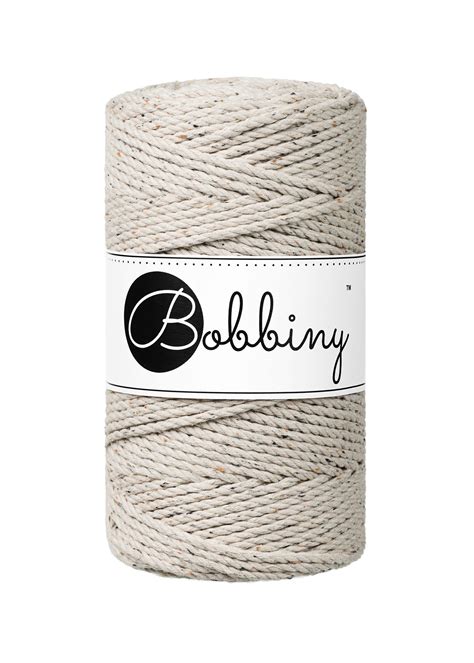 Bobbiny Macrame Rope 3ply 3mm Leopard Adelaide Hills Yarn Co