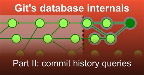 Gits Database Internals Ii Commit History Queries The Github Blog