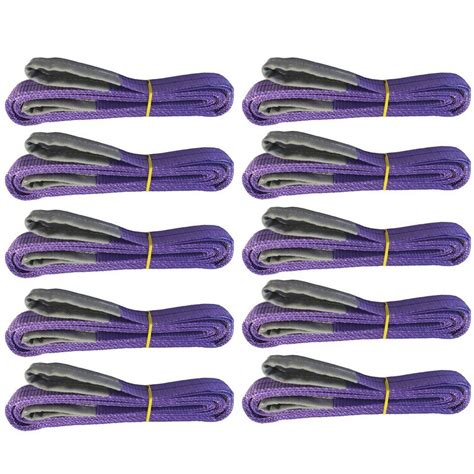 Trutzholm 10x Hebeband 1000 Kg 1 To 1 M Hebegurt Hebeschlinge