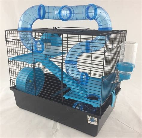 Plastic Hamster Cages With Tubes Dwarf Hamster Care Habitats Food
